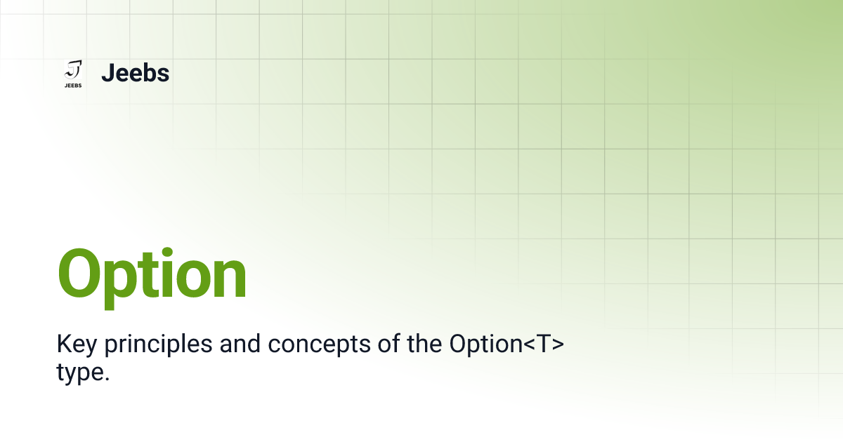 Option | Jeebs